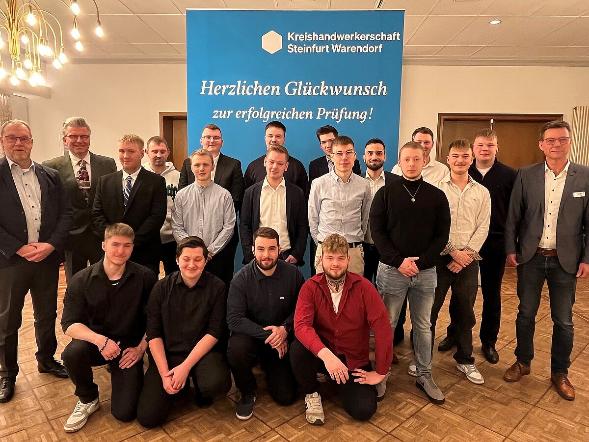 Das Handwerk heißt neue Gesellen willkommen! | Metall-Innung Warendorf